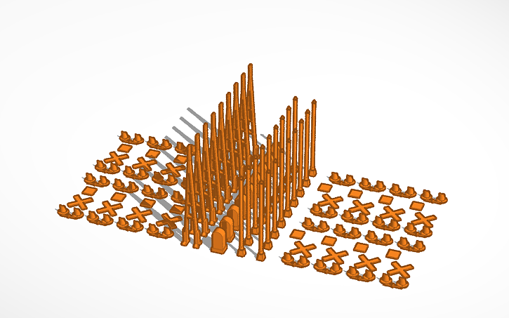 3D design N Scale Railroad Crossing Signals - Tinkercad