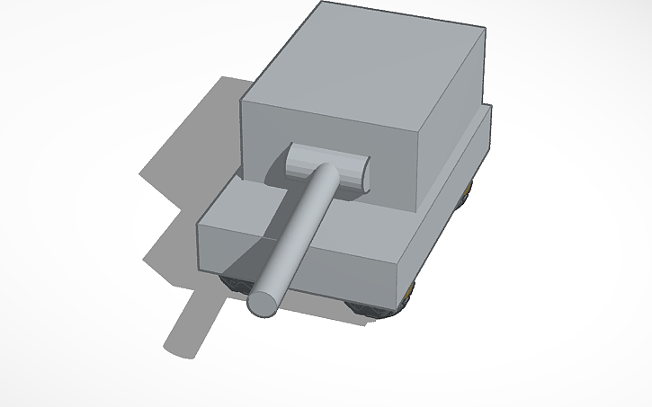 3D design tonk - Tinkercad