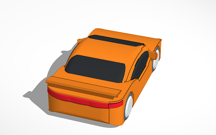 3D design Sports Car - Tinkercad