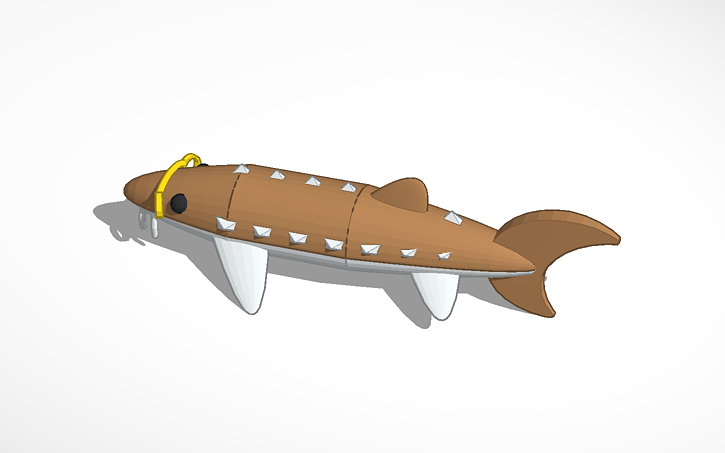 3D design Mini Sturgeon Modle - Tinkercad