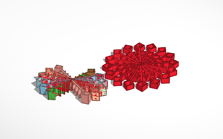 3D design Snowflake - Tinkercad