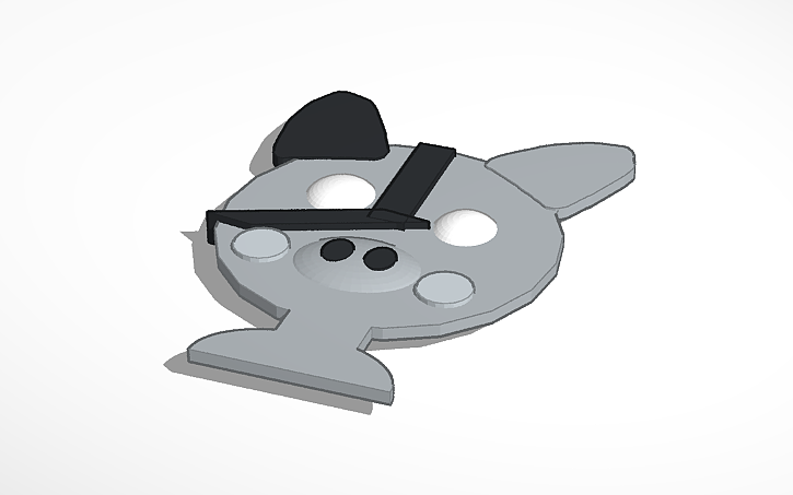 3D design 2D fixed robby piggy | Tinkercad