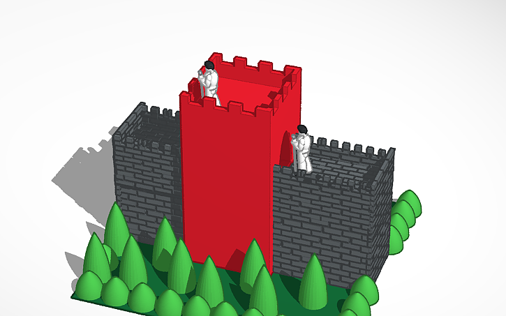 3D design Great Wall of China Watchtower | Tinkercad