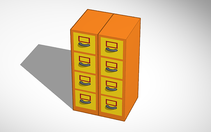 3D design Filing Cabinets- Liam Jesionek | Tinkercad