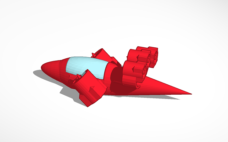 3D design flying car skycar 200 | Tinkercad