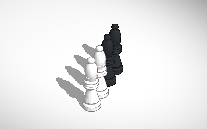 3D design Satranç taşı-Fil - Tinkercad