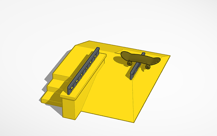 3D design Tech Deck Skate Park v2 - Tinkercad