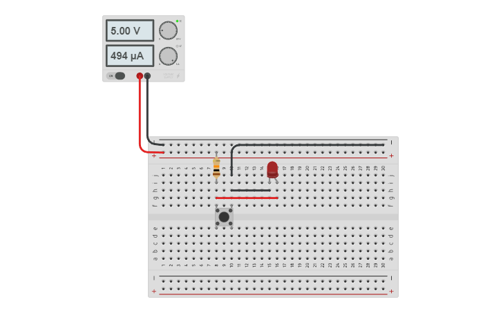 Circuit design Circuito-Pull-Up - Tinkercad