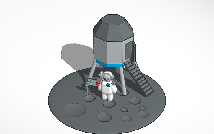 3D design astronaut - Tinkercad