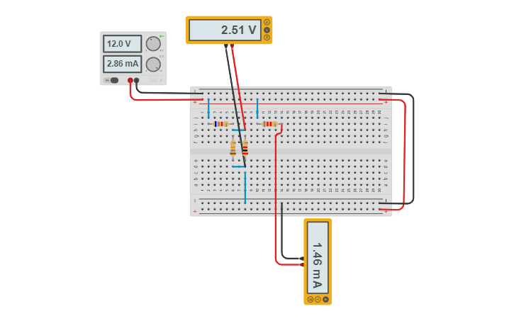 Circuit design circuito complejo - Tinkercad
