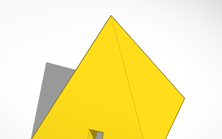 3D design Pyramid - Tinkercad