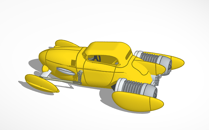 3D design Hot Rod - Tinkercad
