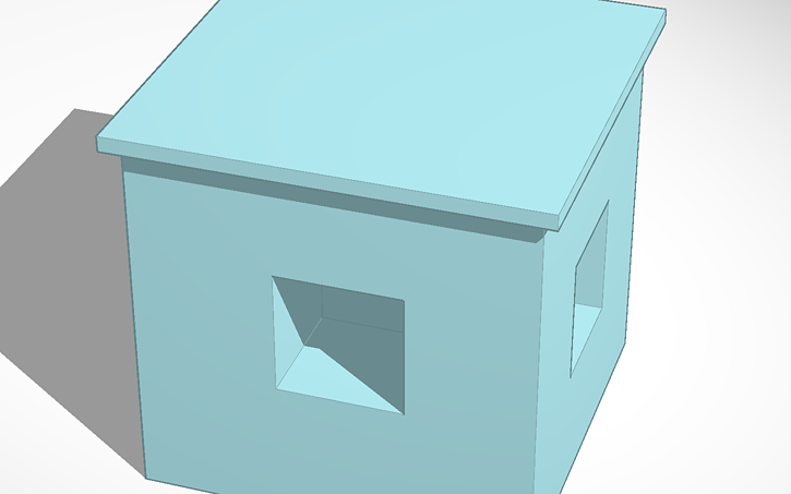 3D design The Shack - Tinkercad