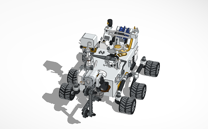 3D design Perseverance - Mars Land Rover (Mars 2021) - Tinkercad