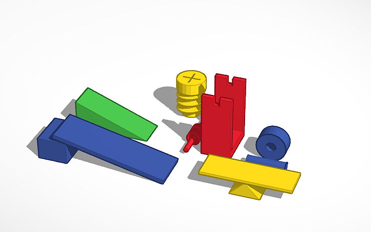 3D design 7 Simple machines - Tinkercad