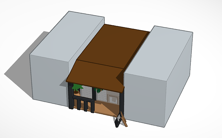 3D design Little cafe - Tinkercad
