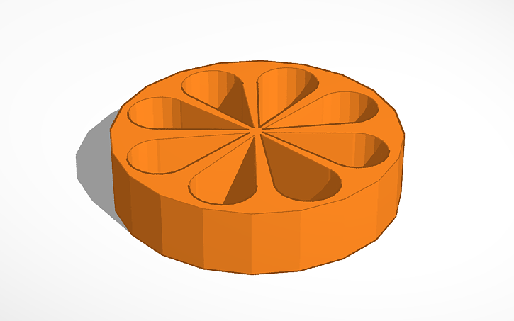 3D design Rose Window - Tinkercad