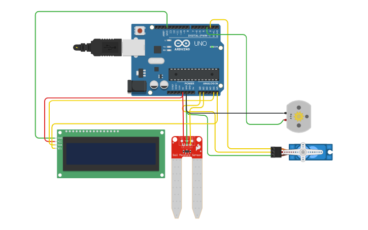 Circuit design EI project | Tinkercad
