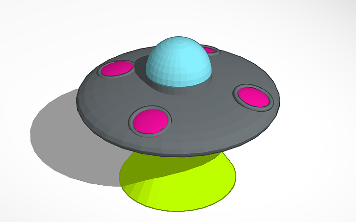 3D design UFO - Tinkercad