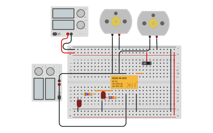 Circuit Design Dpdt Tinkercad