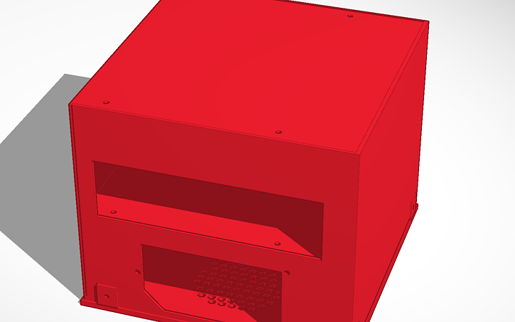 3d Design Mini Itx Case Tinkercad