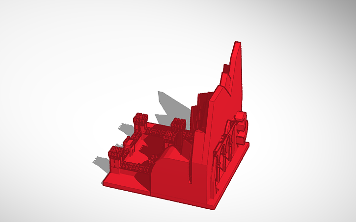 3D design Landscape castle | Tinkercad