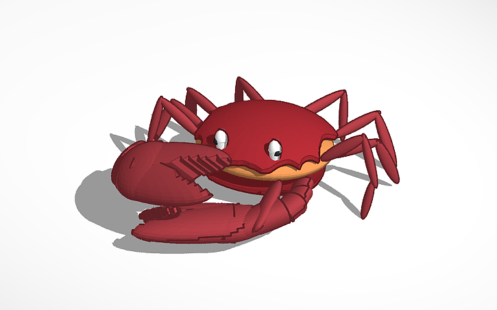 3D design Crab - Tinkercad