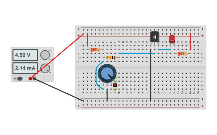 Circuit design Ejercicio 4 - Tinkercad