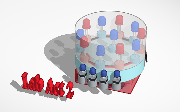 3D design Lab Act 2-Lopez, Russel John B. - Tinkercad