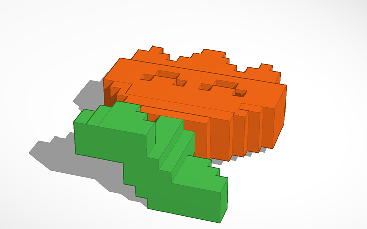 3D design Mario Fire Flower - Tinkercad