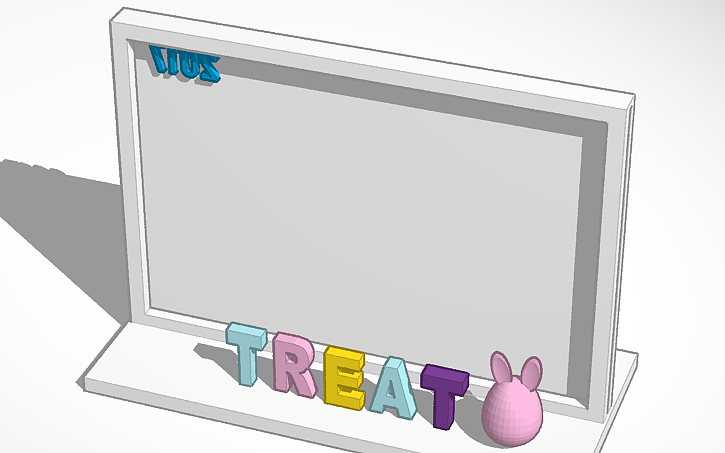 3D design Nanami's Photo Frame - Tinkercad