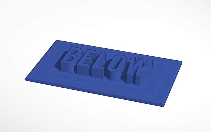 3D design Preposition - Elementary - English - Tinkercad