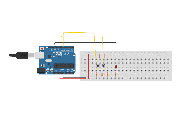 Circuit design Ejercicio #4 - Tinkercad
