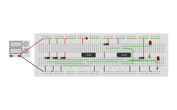 Circuit Design Sr Flip Flop Tinkercad