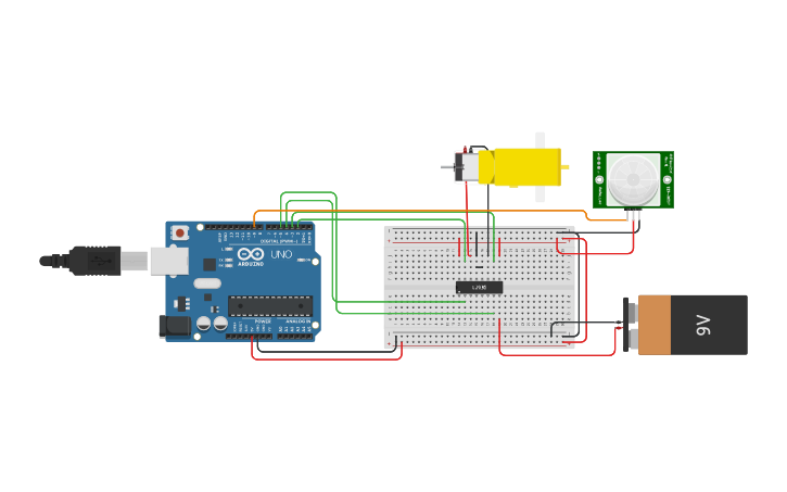 Circuit design Alternativa seleccionada - Tinkercad