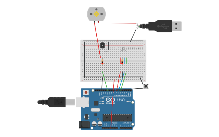 Circuit design Arduino Fan Circuit - Tinkercad