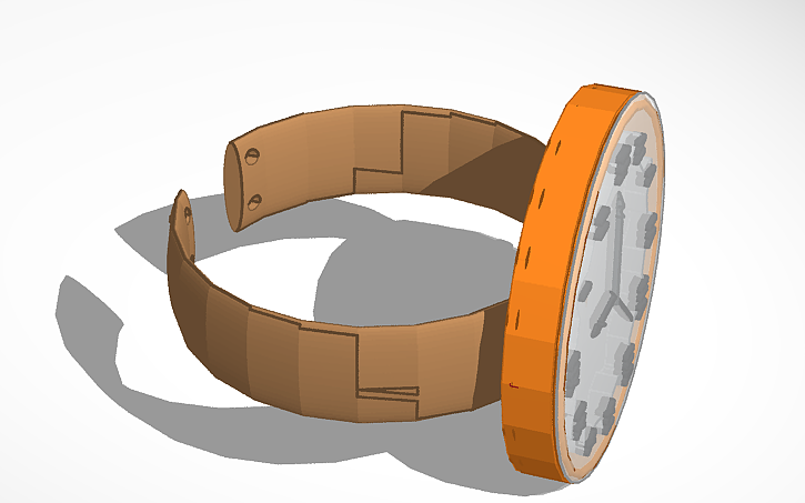 3D design CLOCK WATCH - Tinkercad