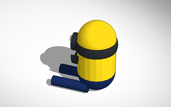 3D design Minion - Tinkercad