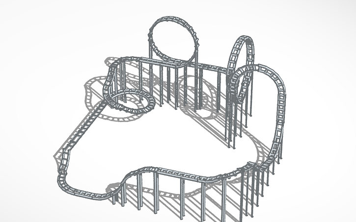 3d Design Roller Coaster Tinkercad