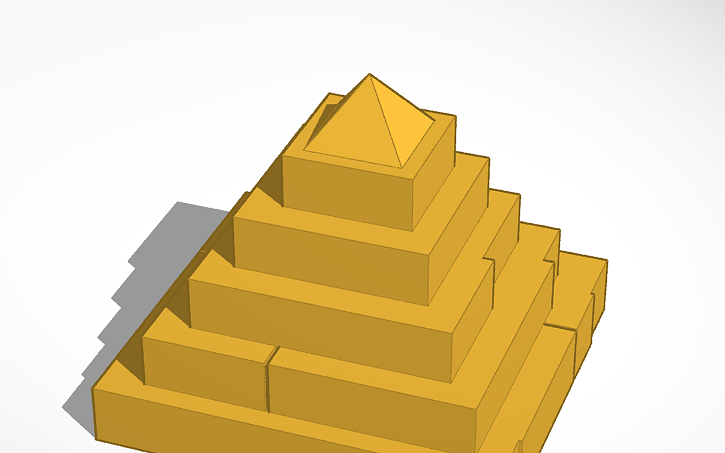 3D design pyramid - Tinkercad