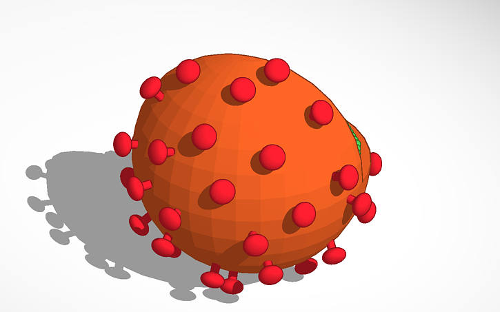 3D design HIV Particle - Tinkercad