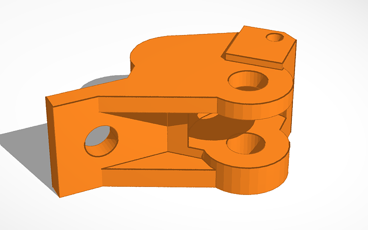 3D design Eventorbot Extruder Upgrade Arm - Tinkercad