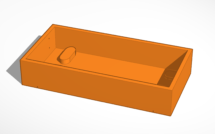 3d Design 12vdc Power Supply Enclosure Bottom Tinkercad