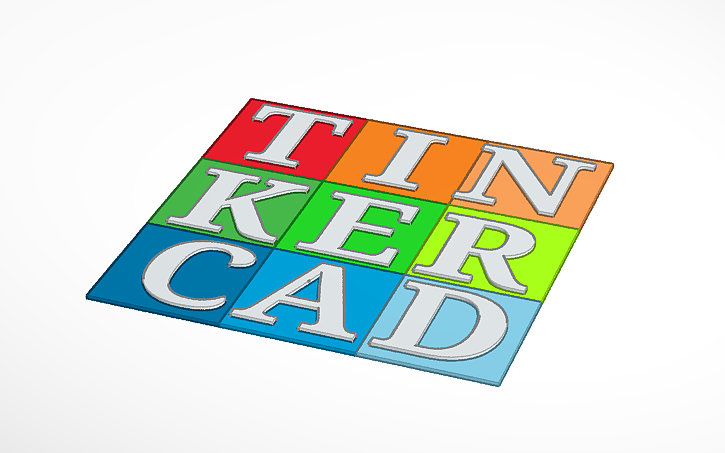3D design Cartoon Tinkercad Logo - Tinkercad