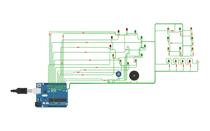 Circuit design reloj arduino - Tinkercad Circuit design reloj arduino - Tinkercad