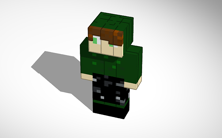 3D design My brother's Minecraft skin - Tinkercad