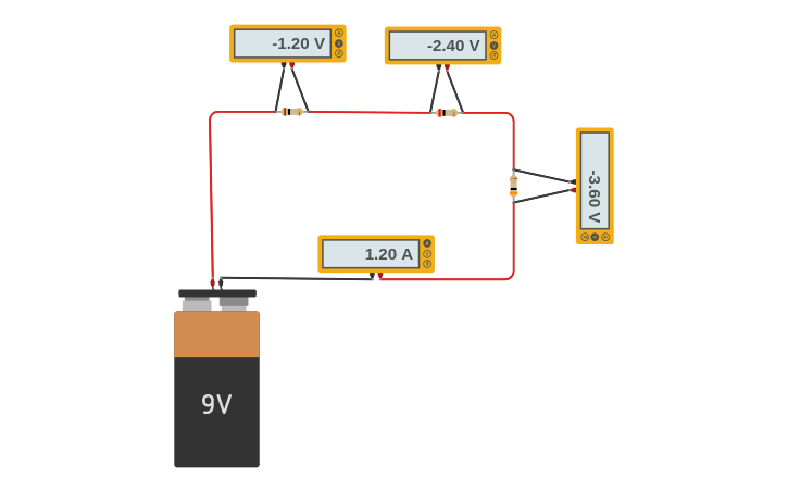 Circuit design Problema 2 | Tinkercad