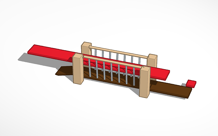 3D design Drawbridge project - Tinkercad
