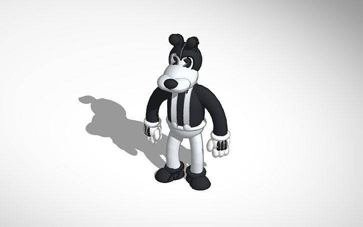 3D design Boris the Wolf (Alive) BATIM - Tinkercad