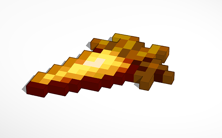 3D design Minecraft Golden Carrot - Tinkercad